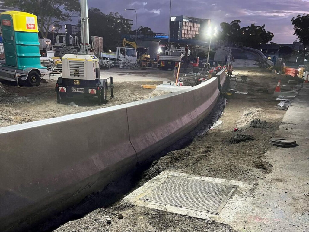 Slipform Kerbing - Delta Machine Kerbing